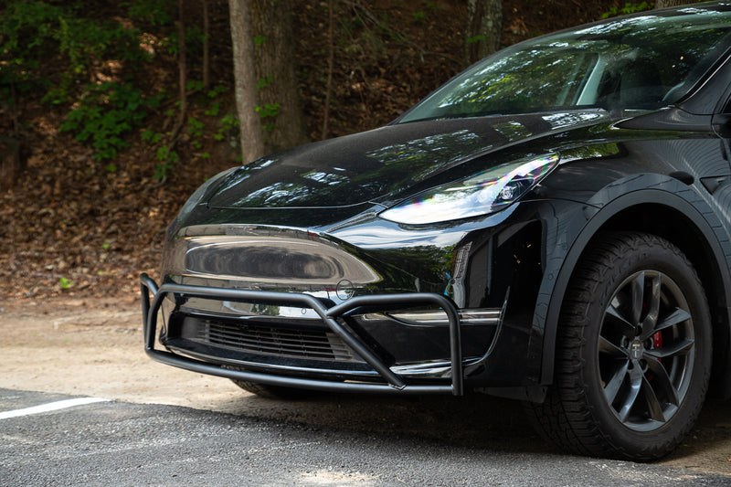 Tesla Model Y Overland Bull Bar Brush Guard Fascia Bumper - T Sportline ...