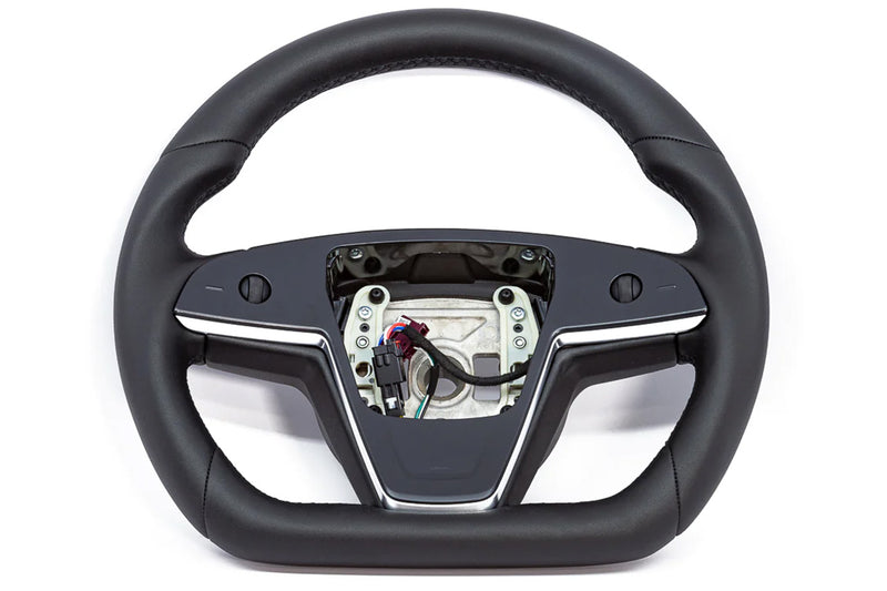 Model S / X Plaid & Long Range Performance Grip Round Steering Wheel Y ...