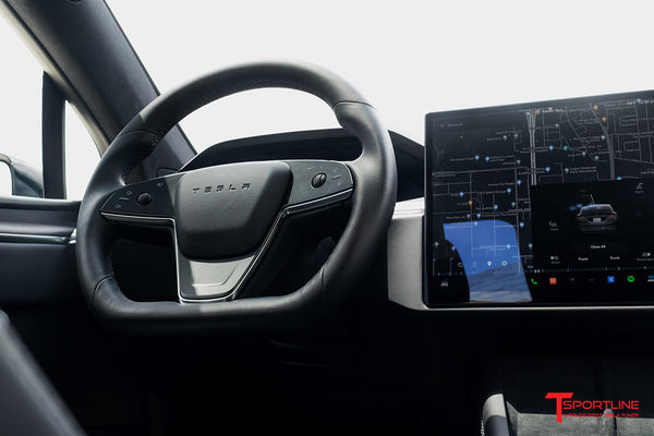 Model S / X Plaid & Long Range Performance Grip Round Steering Wheel Y ...