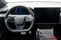 Model S / X Plaid & Long Range Performance Grip Round Steering Wheel Y ...
