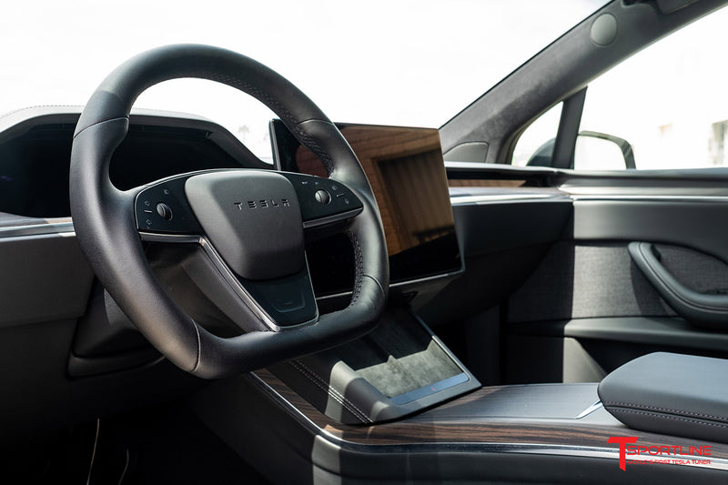 Model S / X Plaid & Long Range Performance Grip Round Steering Wheel Y ...