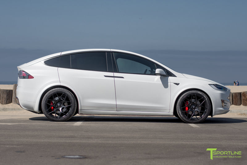 MX117 22" Tesla Model X Wheel and Tire Package (Set of 4) - T Sportline ...