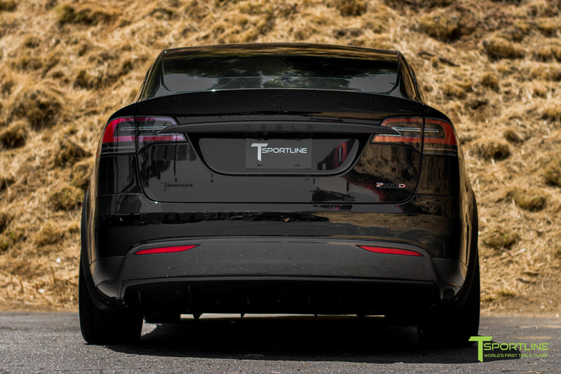 Tesla Model X Carbon Fiber Rear Diffuser - T Sportline - Tesla Model S ...