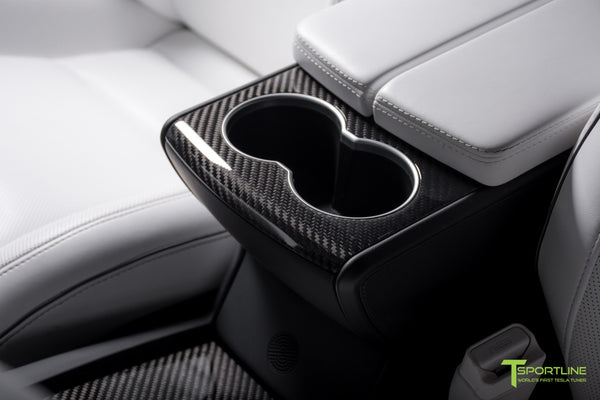 Tesla Model X Carbon Fiber Dash Panel Kit - T Sportline - Tesla Model S ...