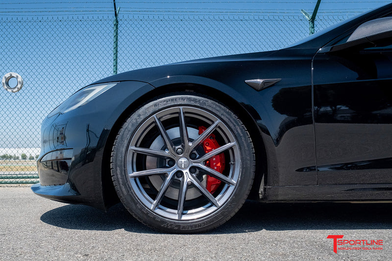 TSF 20" Tesla Model S Long Range & Plaid Wheel (Set of 4) - T Sportline ...