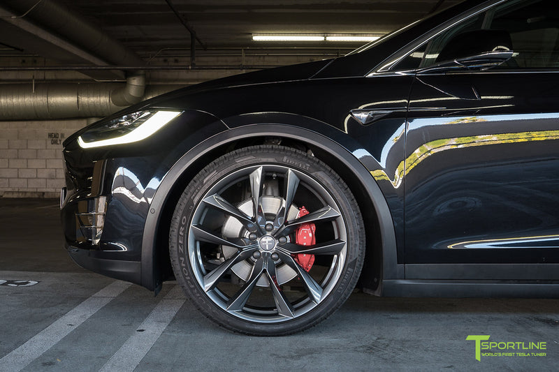 TSS 22" Tesla Model X Wheel (Set of 4) - T Sportline - Tesla Model S, 3 ...