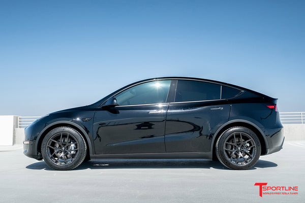 TSC 20" Tesla Model Y Forged Carbon Fiber Wheel and Tire Package (Set ...
