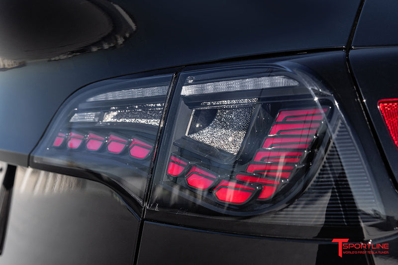 Tesla Model 3 / Y Morimoto Sequential LED Brake Tail Lights - T ...