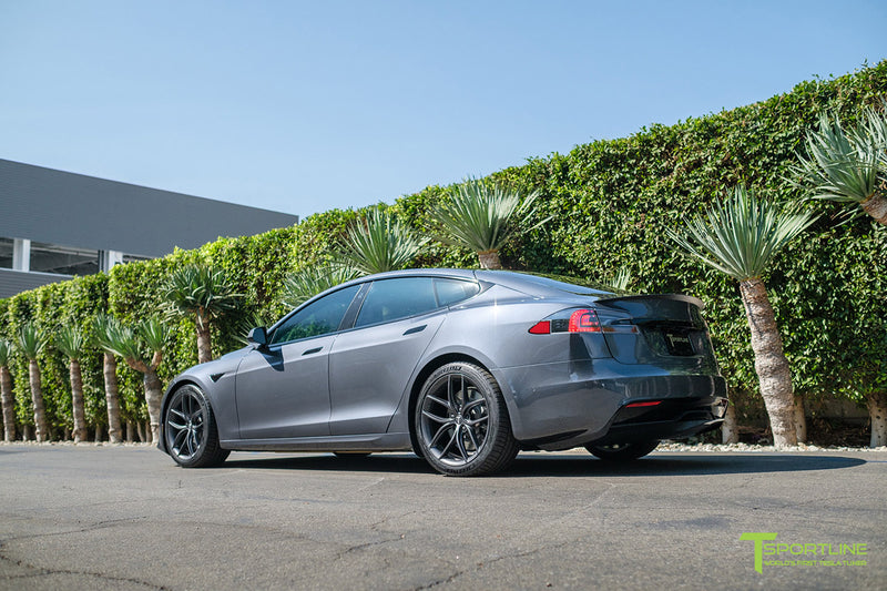 TS5 20" Tesla Model S Long Range & Plaid Wheel and Tire Package (Set o ...