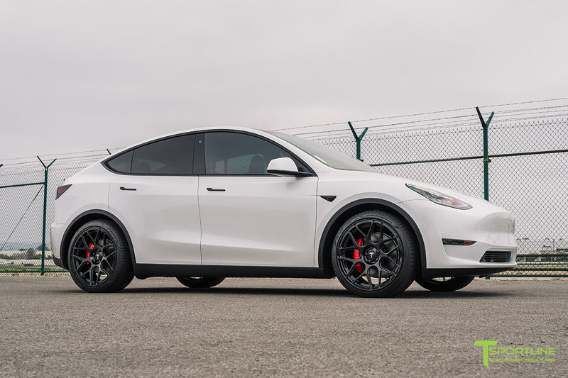 TY117 21" Tesla Model Y Wheel (Set of 4) - T Sportline - Tesla Model S ...