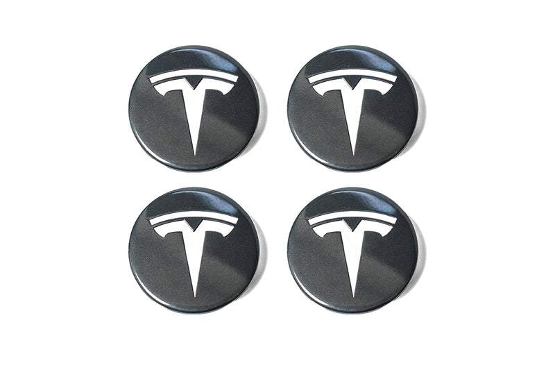 Tesla Model 3 Factory Center Cap Set and Wheel Lug Nut Cover Set - T ...