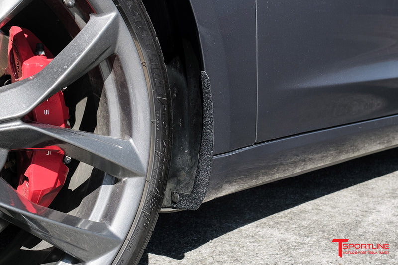 Tesla Model 3 / Y Carbon Fiber Mud Flaps (Set of 4) - T Sportline ...