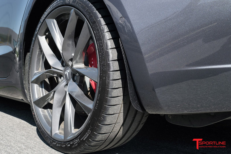 Tesla Model 3 / Y Carbon Fiber Mud Flaps (Set of 4) - T Sportline ...