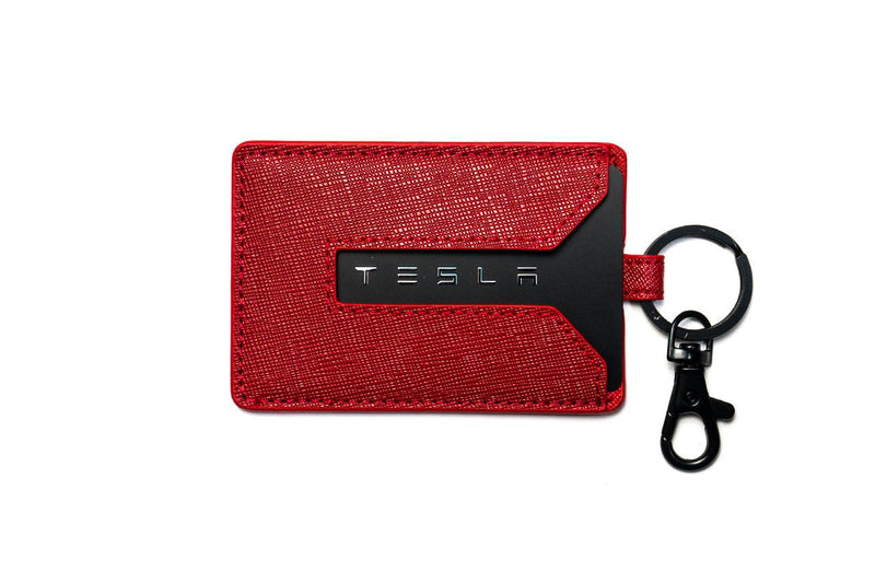 Tesla Model 3 / Y & S / X & Cybertruck Color Matched Leather Key Card ...
