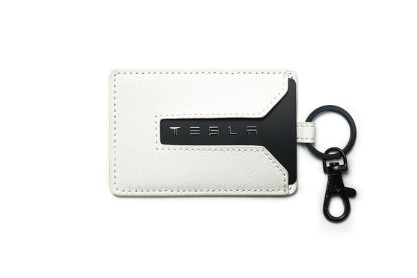 Tesla Model 3 / Y & S / X & Cybertruck Color Matched Leather Key Card ...