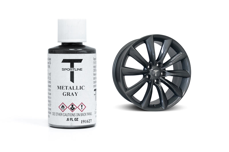 T Sportline Tesla Wheel Touch Up Paint - T Sportline - Tesla Model S, 3 ...