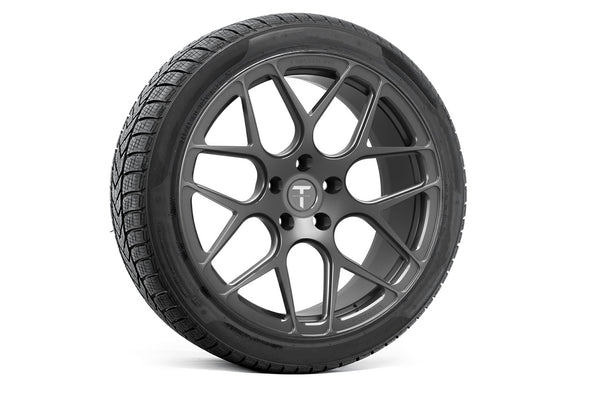 TS117 19" Tesla Model S Long Range & Plaid Wheel and Winter Tire Packa ...