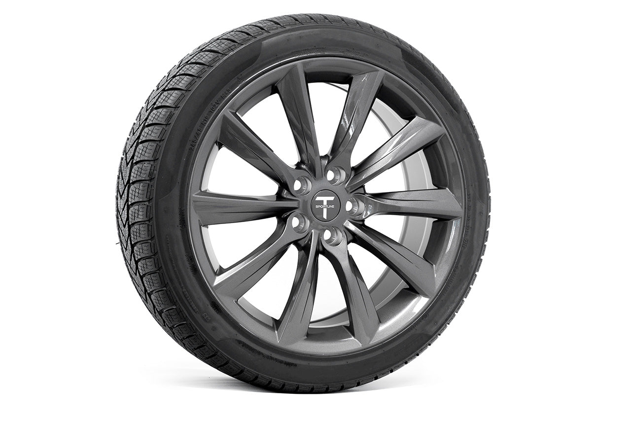 TST 19 Tesla Model S Long Range Plaid Replacement Wheel and Tire