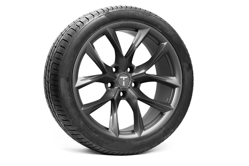 TSSF 20" Tesla Model S Long Range & Plaid Wheel and Tire Package (Set ...