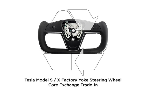 $100 REBATE! Trade-In Your Factory Model S / X Yoke & Control Panel (c ...