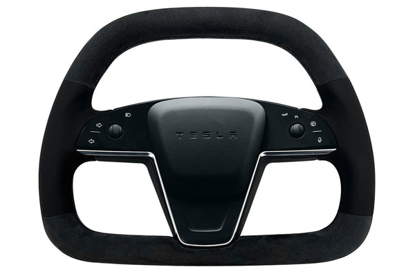 Model S / X Plaid & Long Range Yoke Replacement 360 Hand Upholstered S ...