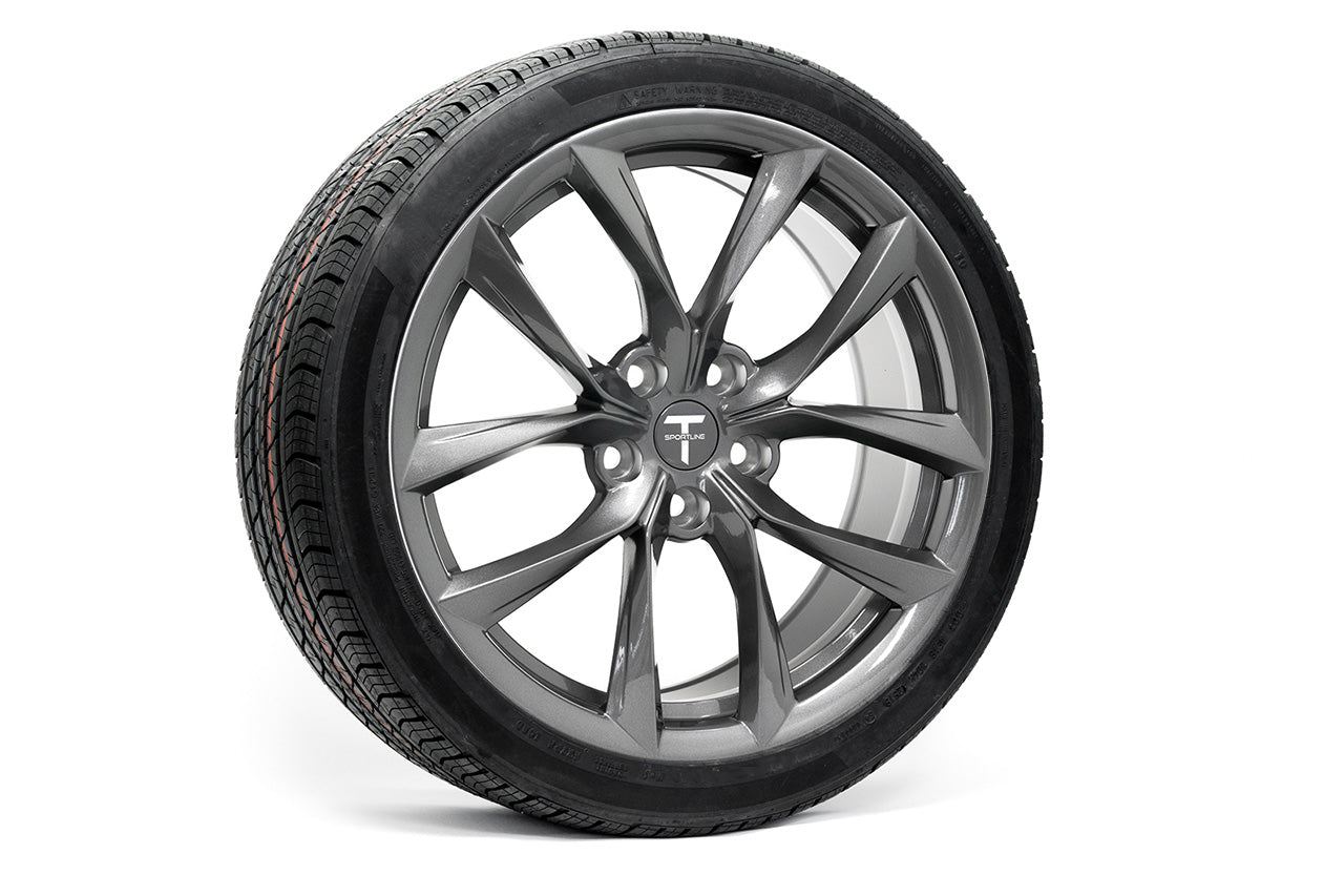 TSS 19" Tesla Model Y Wheel and Tire Package (Set of 4) - T Sportline ...