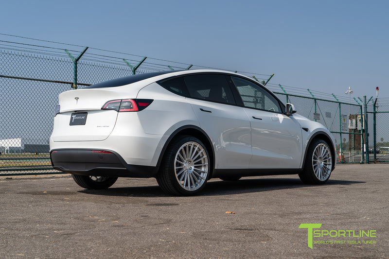 TY118 21" Tesla Model Y Wheel (Set of 4) - T Sportline - Tesla Model S ...