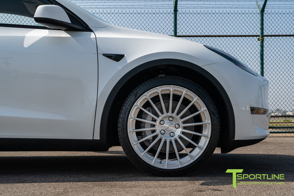 TY118 21" Tesla Model Y Wheel (Set of 4) - T Sportline - Tesla Model S ...