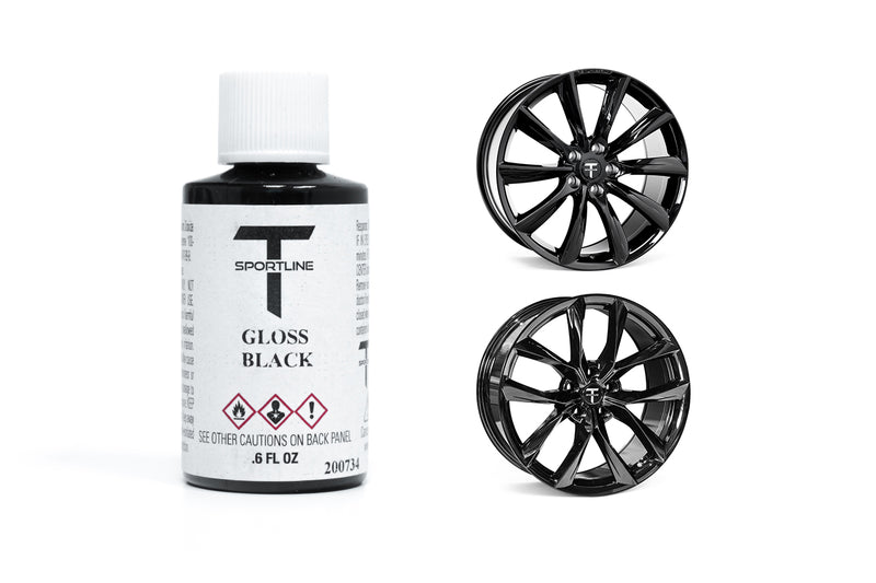 T Sportline Tesla Wheel Touch Up Paint - T Sportline - Tesla Model S, 3 ...