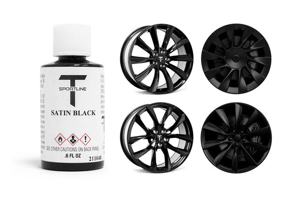 T Sportline Tesla Wheel Touch Up Paint - T Sportline - Tesla Model S, 3 ...