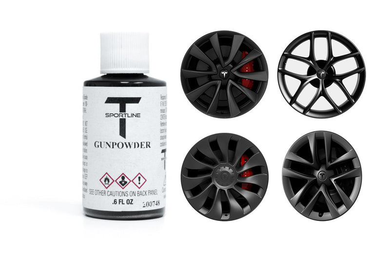 T Sportline Tesla Wheel Touch Up Paint - T Sportline - Tesla Model S, 3 ...